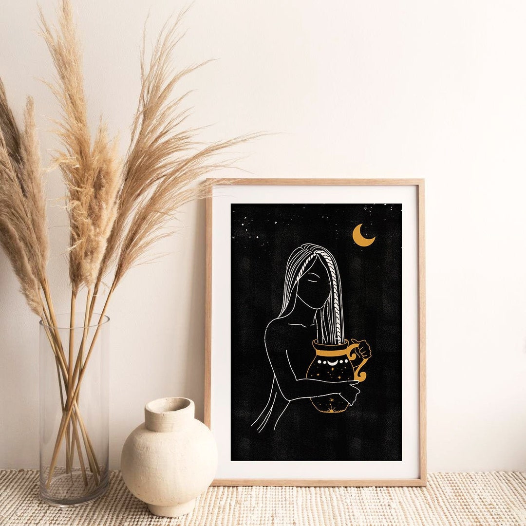Witch Wall Decor Celestial Decor Witchy Decorations Sun and - Etsy