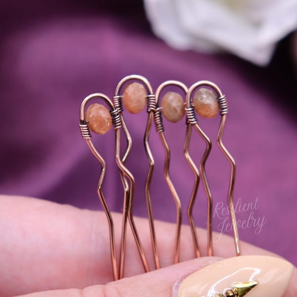 Copper Hair Pin - Etsy