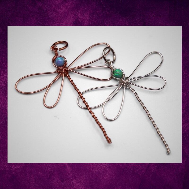 Wire Wrapped Dragonfly - Etsy