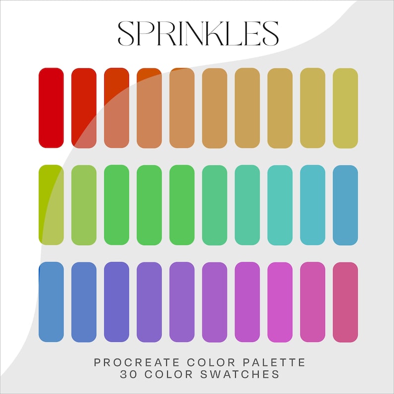 Sprinkles Procreate Color Palette // Procreate Color Palette // Instant ...