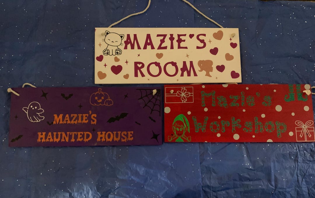 Personalizes Wood Signs - Etsy