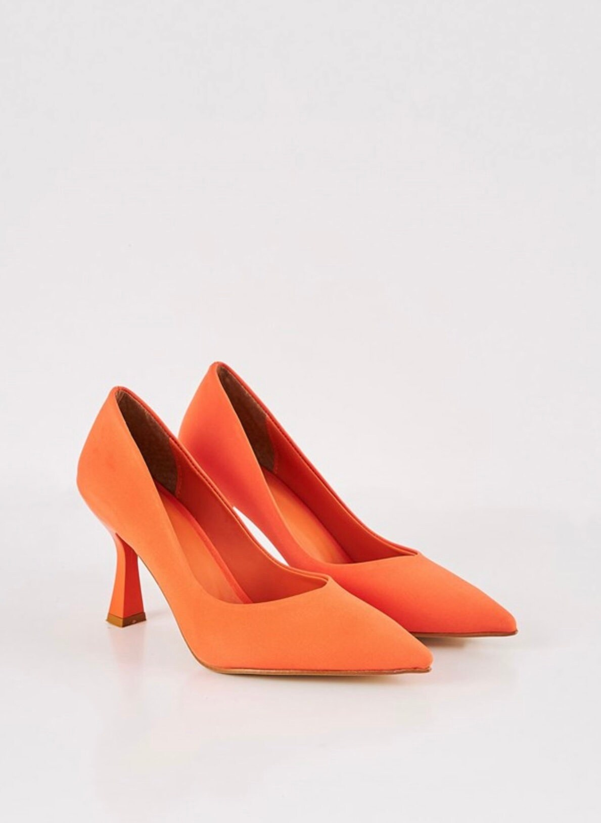 Orange Heels Shoes High Heels Shoes .. Pumps Women Shoes.. Trend Women ...