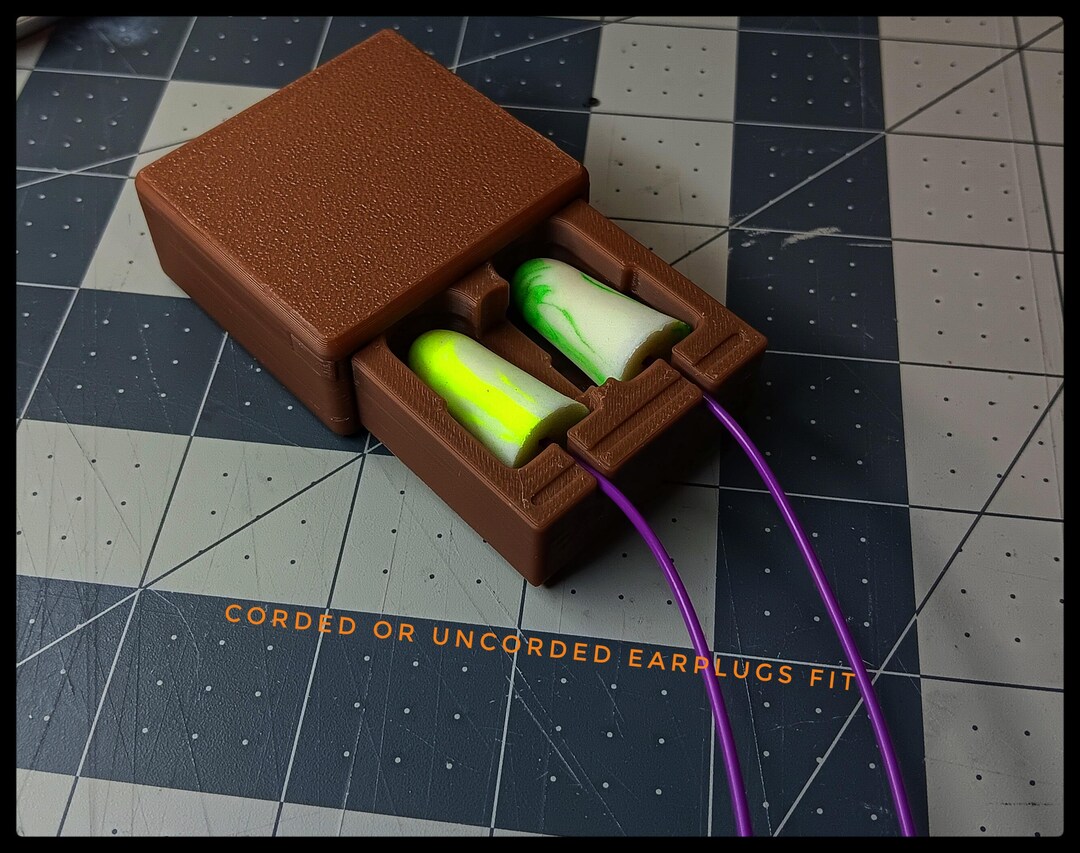 Ear Plug Travel Case - Corded or Uncorded - Included 2 Uncorded New ...