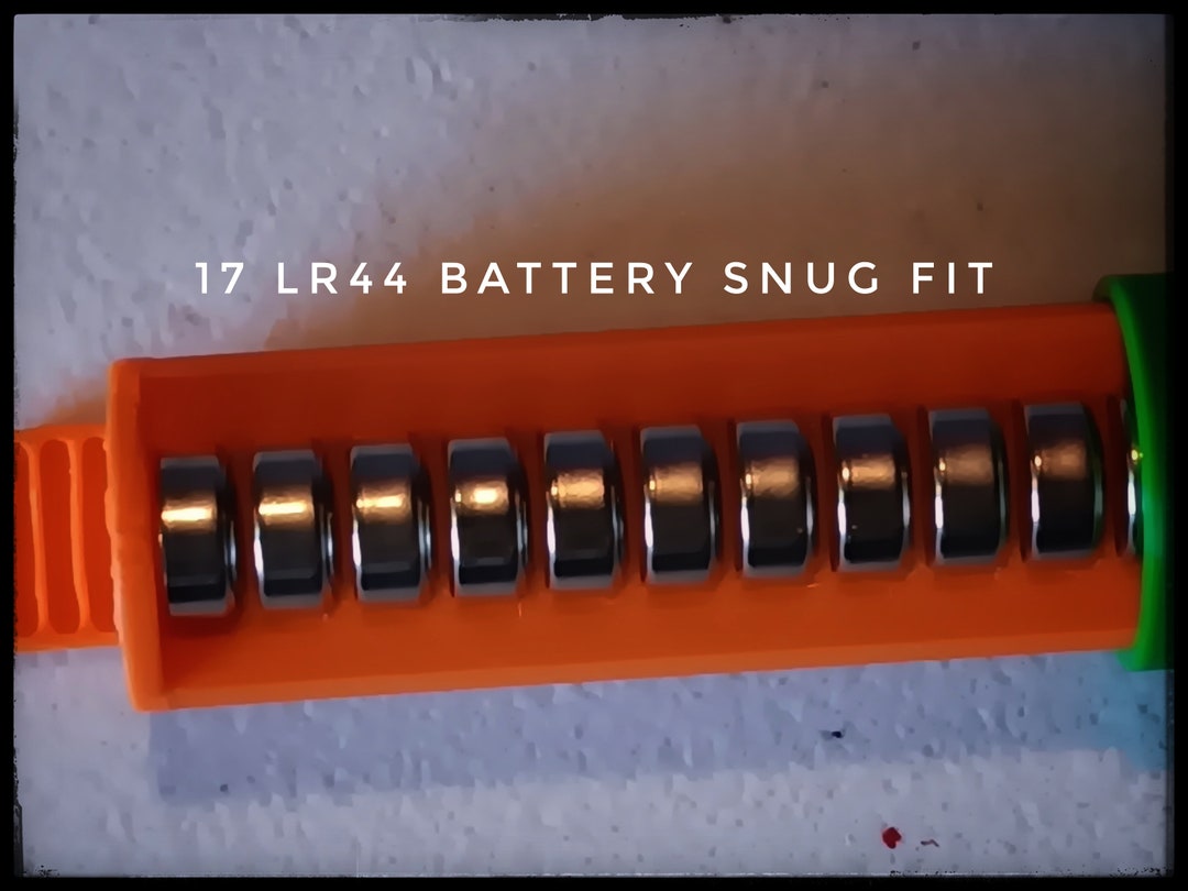 BEST- LR44 Battery Holder! Pocket Sized Portable Battery Case- Holds 17 ...