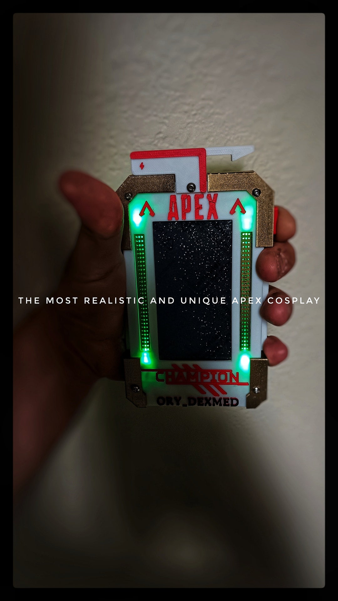 Apelegends Cosplay- Custom Player Card- Champion -victory Respawn ...