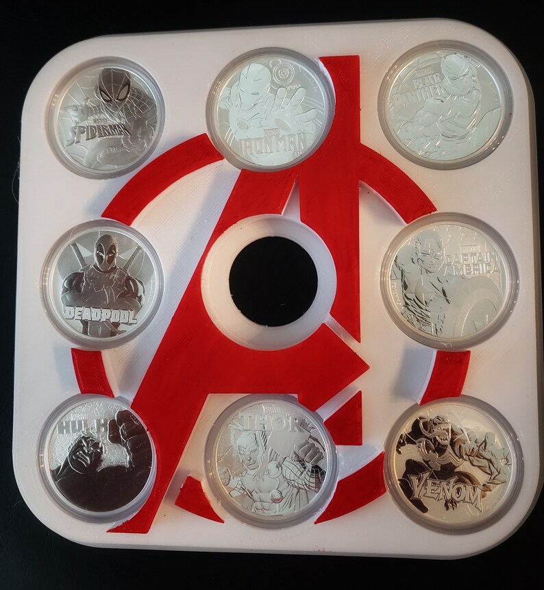 Marvel Coin Collection Display L Perth Mint Marvel Series Coin - Etsy