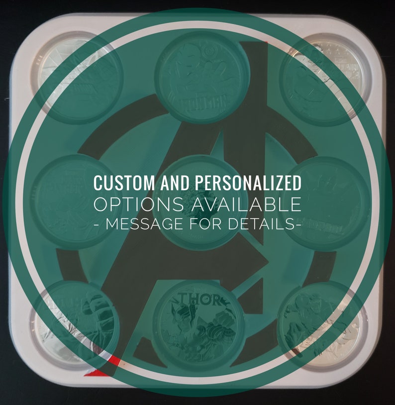 Marvel Coin Collection Display L Perth Mint Marvel Series Coin - Etsy