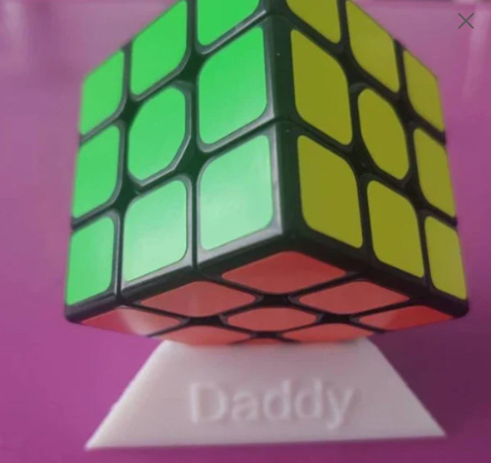 ANY Cube Display - CMY Display- Personalized Rubik's Cube Stand ...