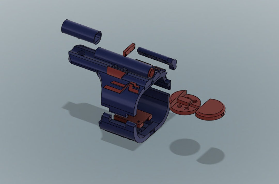 Digital 3D Printable - Spider Man Functional Web Shooter - Parts ...