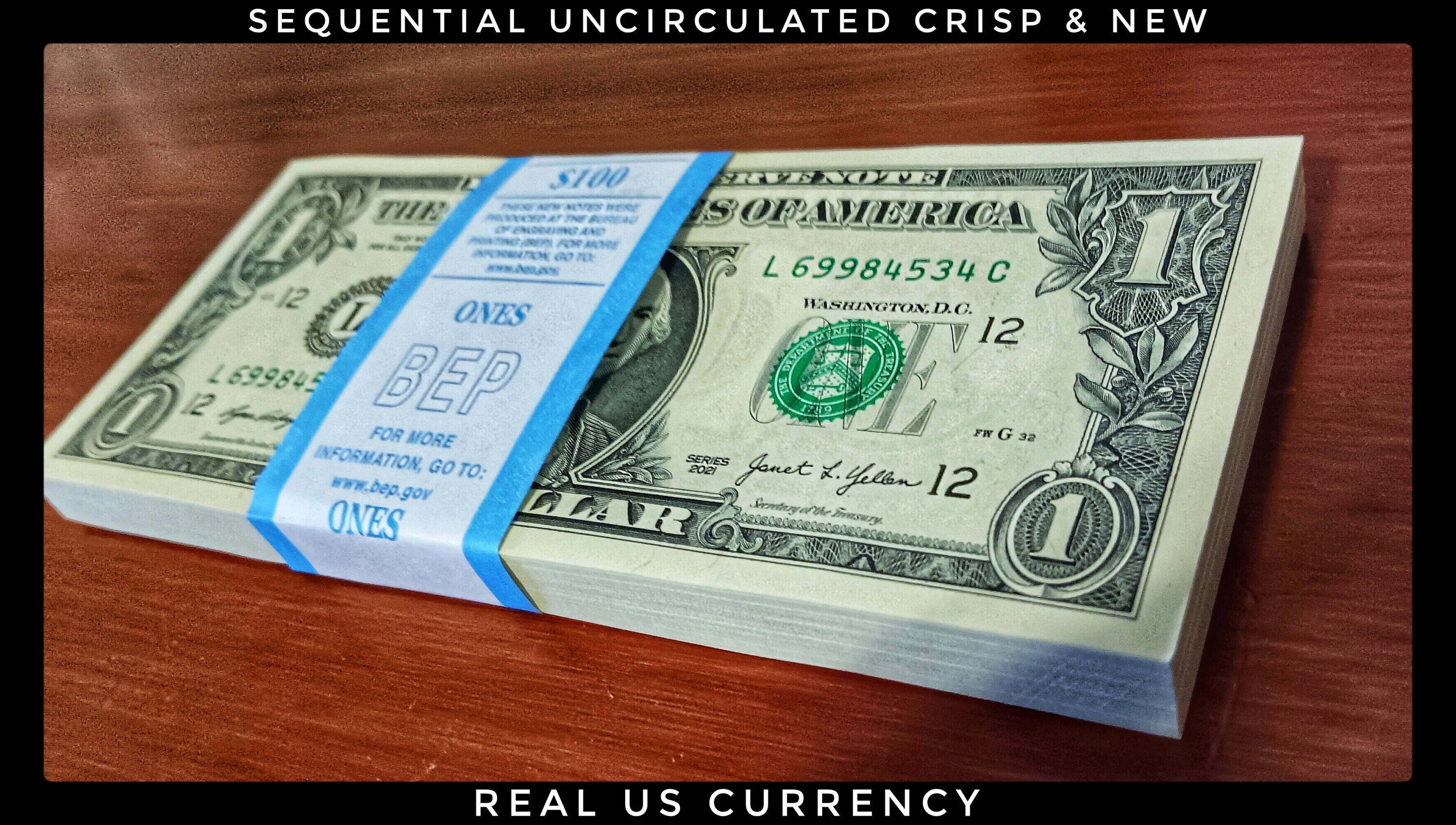 CRISP New MONEY -united States Federal Reserve 1 or 2 Dollars ...