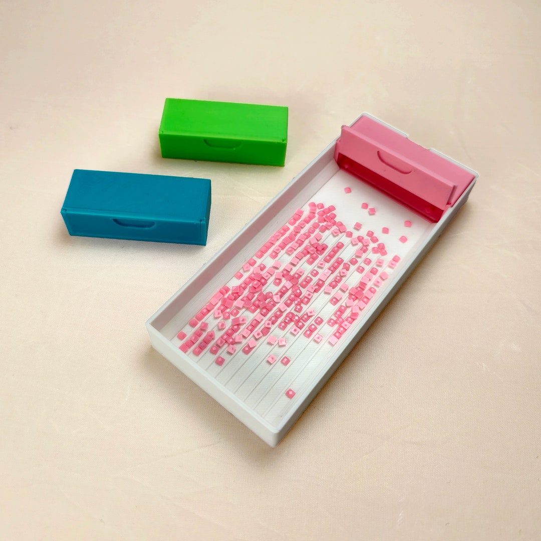 Drill Tray + Interchangable Containers 3D Printed for Diamond Painting ...