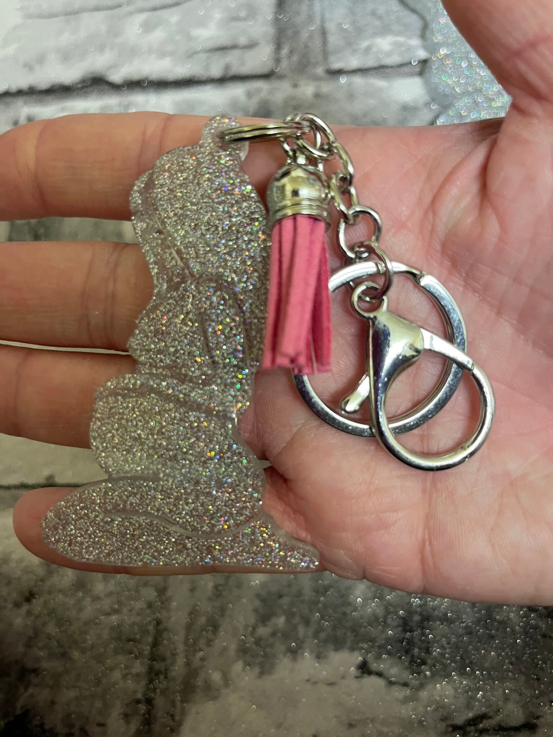 Pregnant Keyring / Bag Charm Pregnancy Gift - Etsy