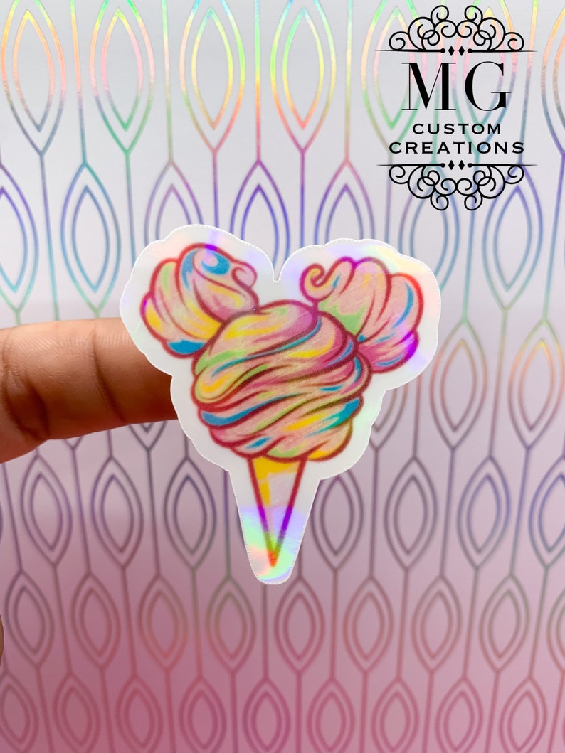 Mouse Snacks Holographic Small Stickers Set of 4 - Etsy