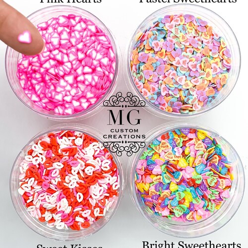 12 Pack MINI FRUIT SLICES Polymer Clay Shape Glitter - Etsy