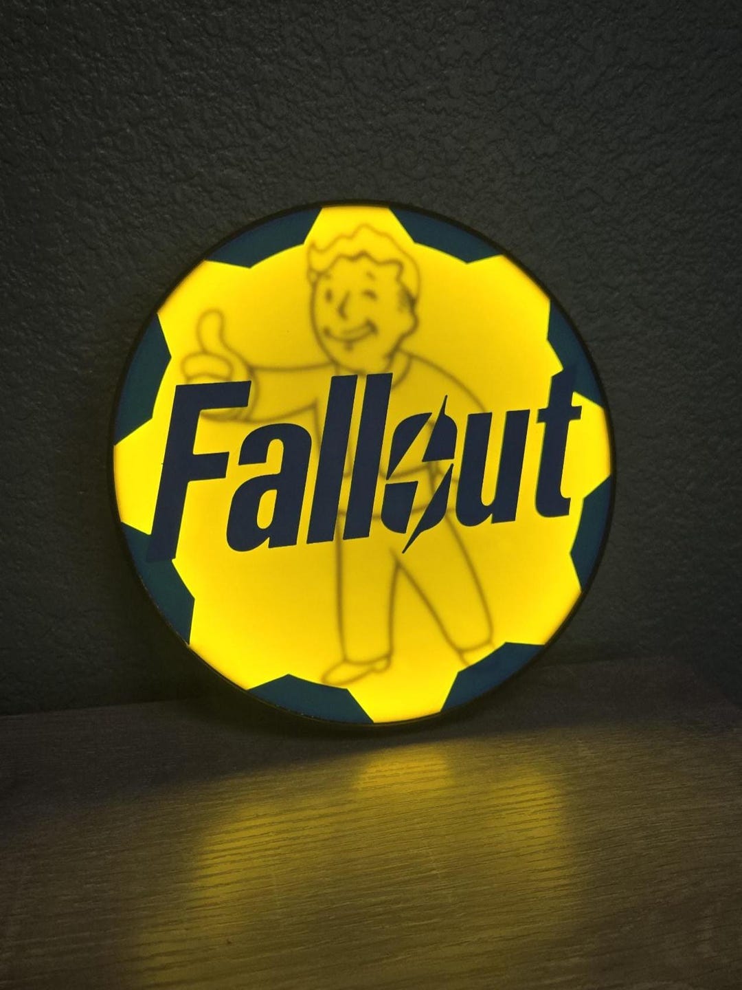 Fallout 3D Printed LED Light Box / Sign Decor - Etsy