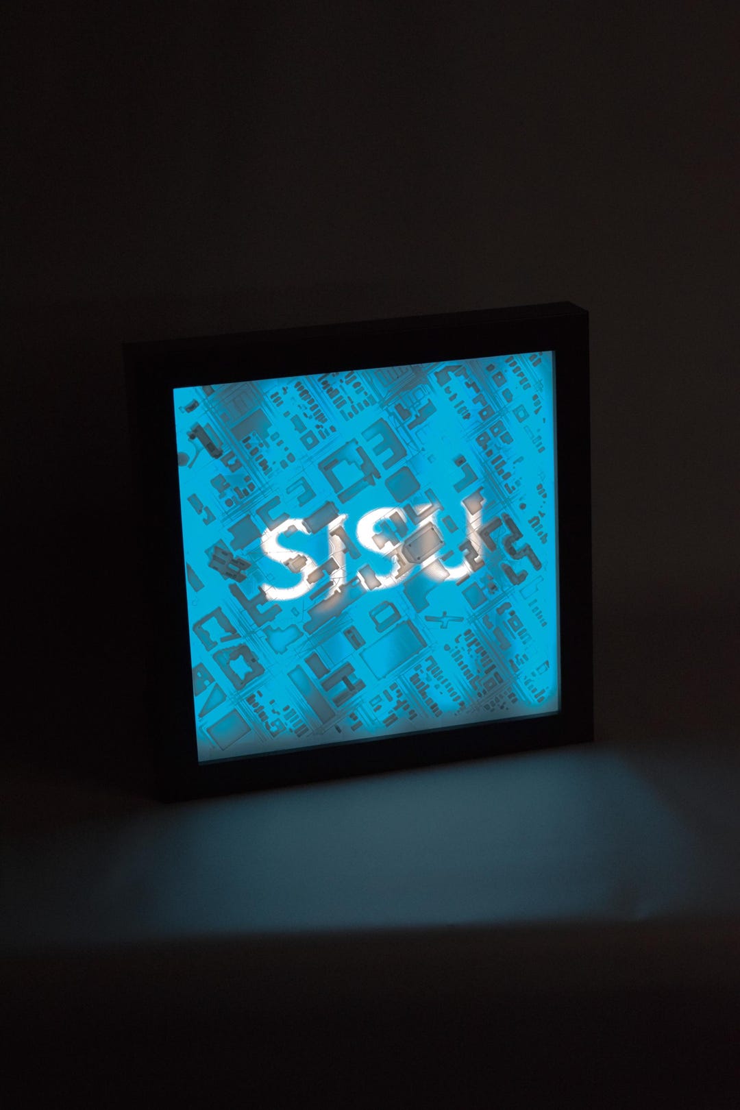 SJSU Illuminated 3D Campus Map – Light-up 3D Printed Display Frame ...