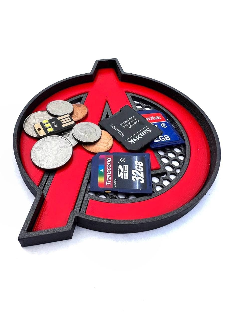 Avengers Desk Tray 3D Printed Superhero Desk Accessory Tray - Etsy UK