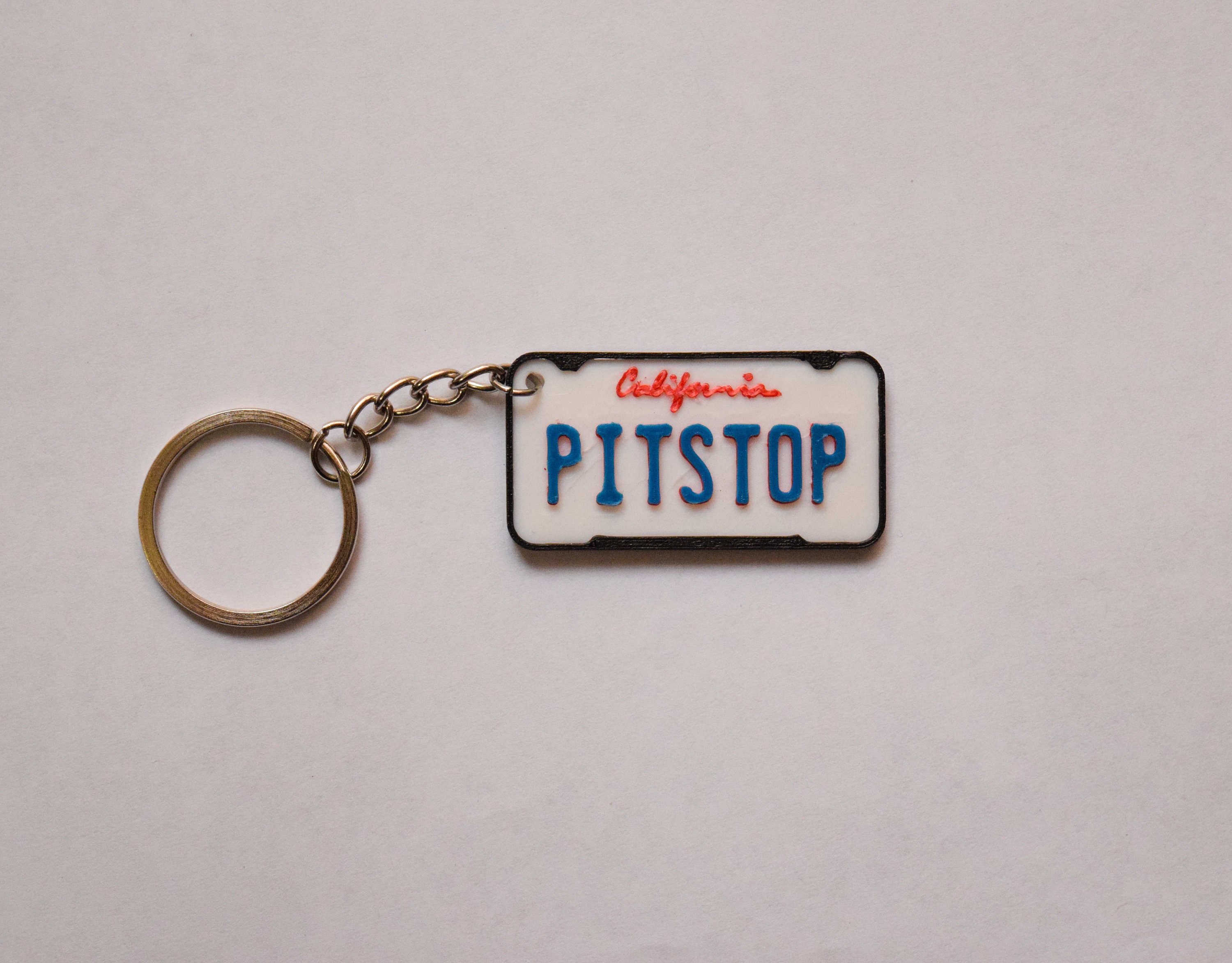 3D Printed Custom License Plate Keychain Car Gifts, College Gifts ...