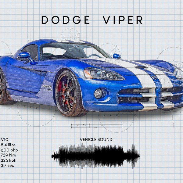 Dodge Viper Poster - Etsy