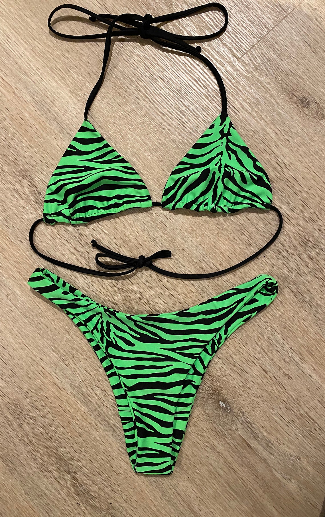 Women Bikinis Set Women Swim Wear Triangle Bralette Two Piece Swimsuit