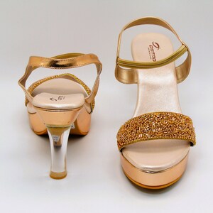 Platform Heels With 4 Inch Bridal Sandal Heel - Etsy