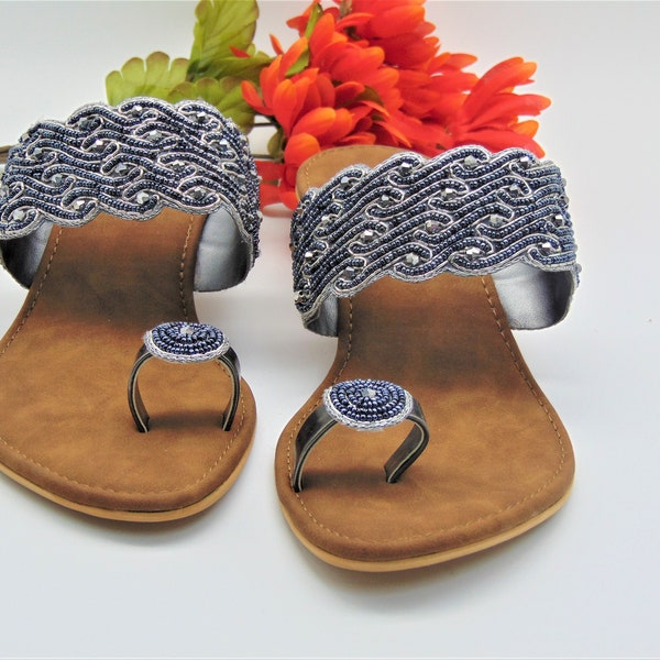 Beaded Toe Ring - Etsy