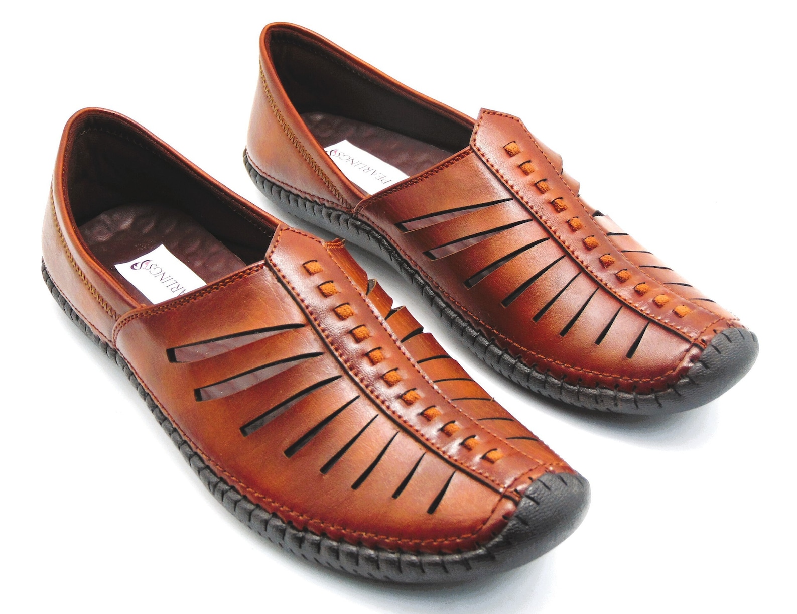 Ethnic Mojari Shoes: Indian Pakistani Style Synthetic Leather Sandals ...