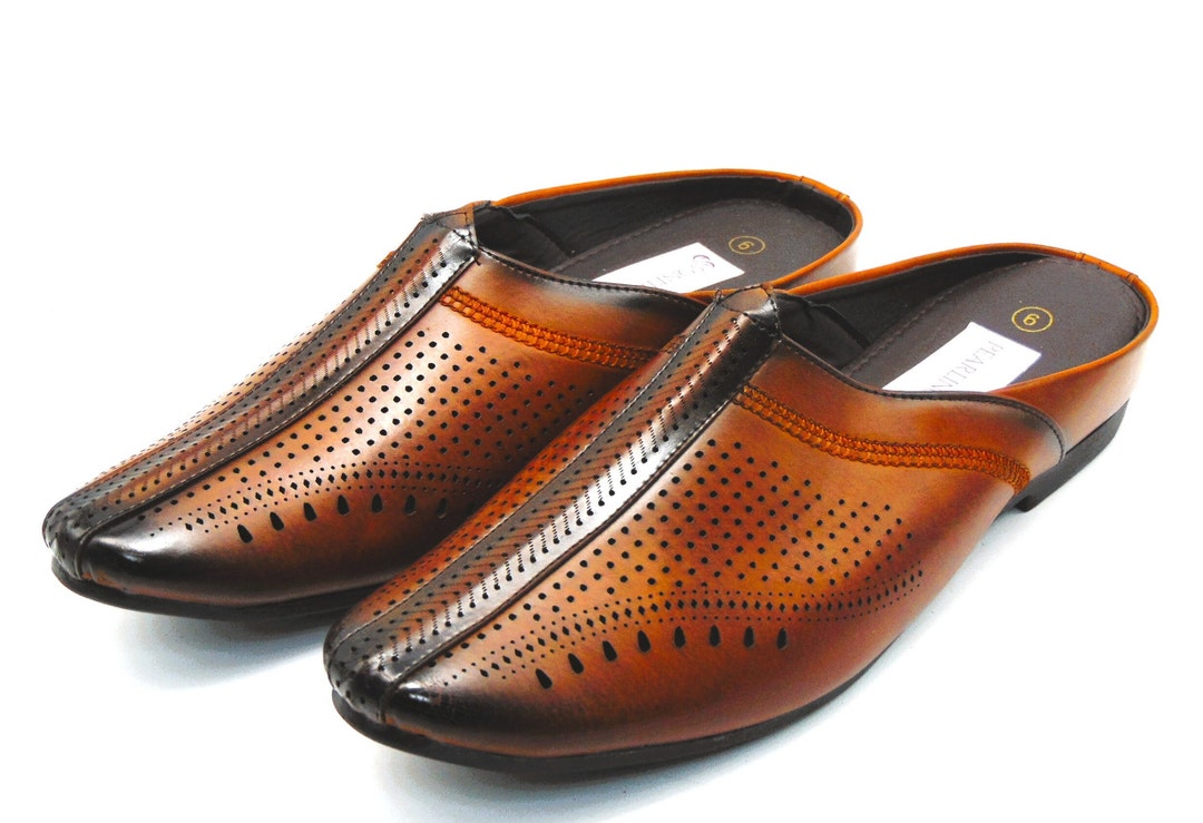 Mens Ethnic Mojari Shoes: Indian Pakistani Synthetic Leather Flats - Etsy