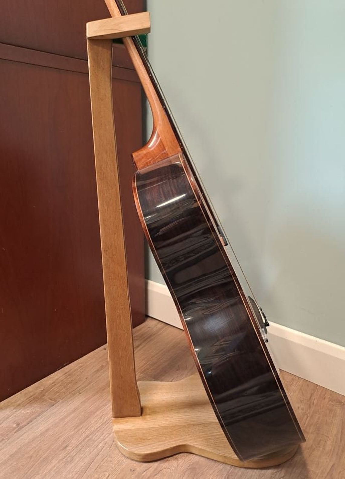 Wooden Guitar Stand by Chesterton - Acoustic Guitar - Etsy UK