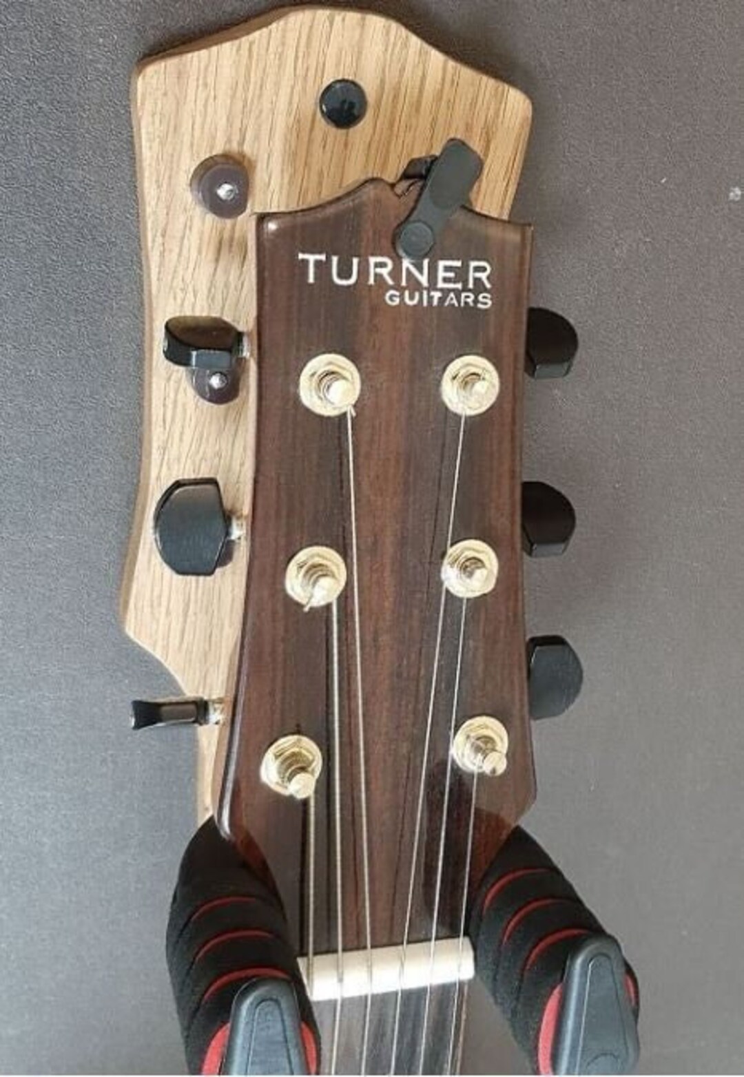 Guitar Wall Hanger - Headstock Shaped - for Acoustic or Electric Guitar ...