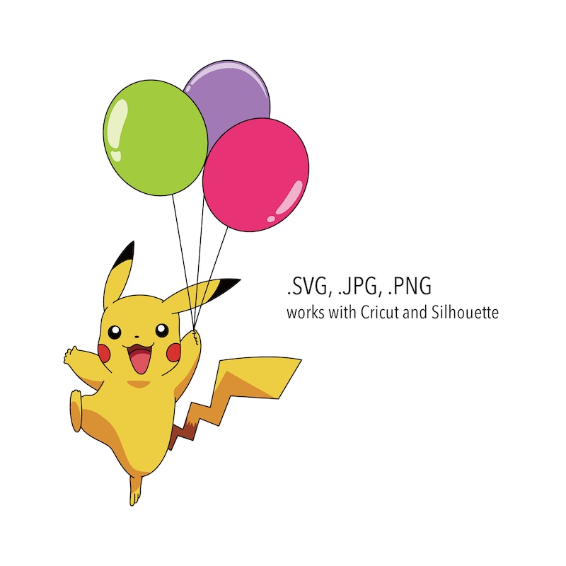 Balloon Pikachu - Etsy