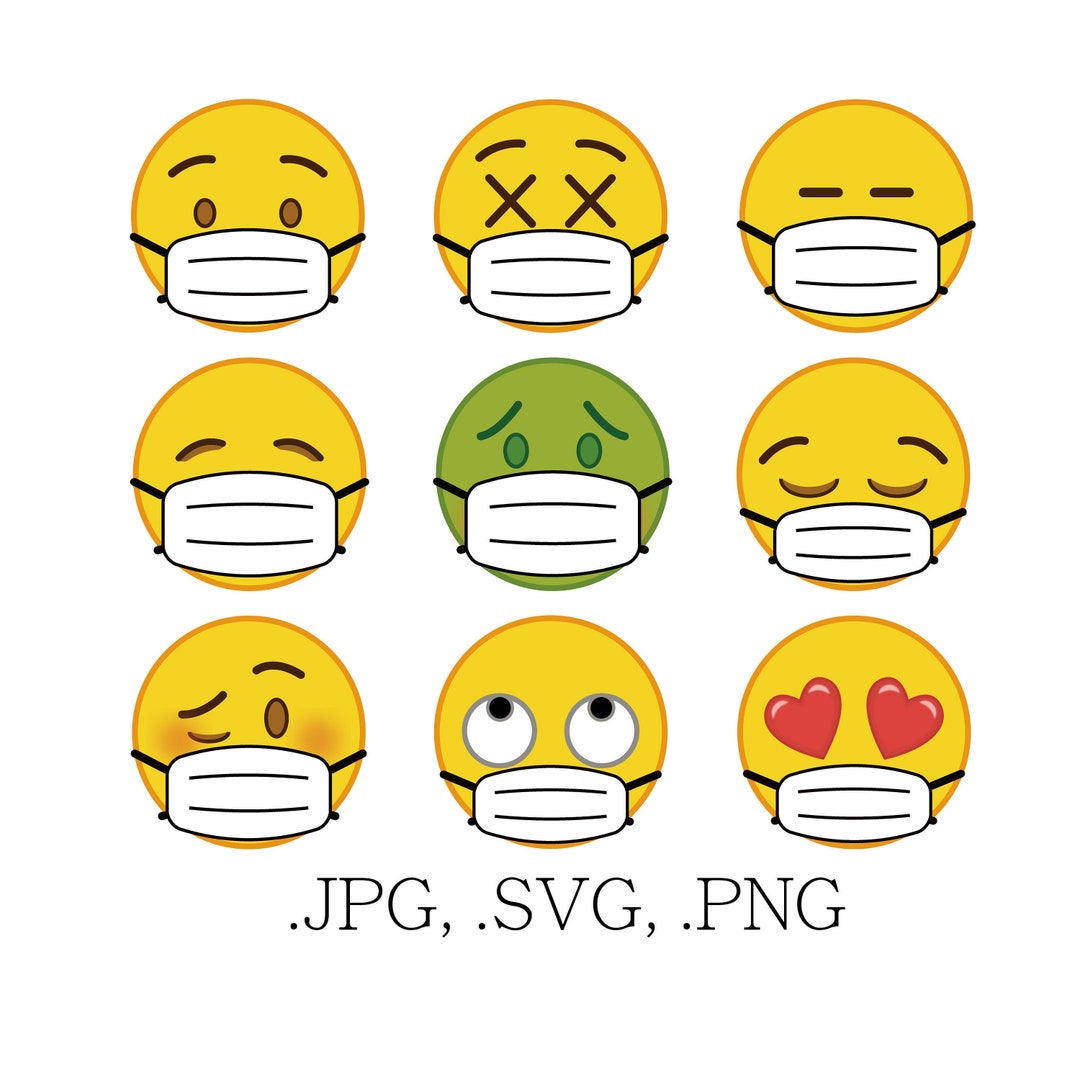 Emoji SVG Collection - Emoji Clipart - Emoji Bundle - Emoji Svg Files ...