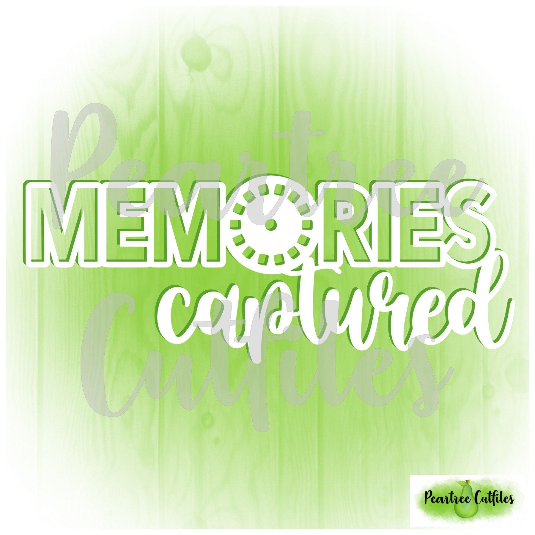 Memories Captured 2 SVG PNG JPG Cutfile - Etsy