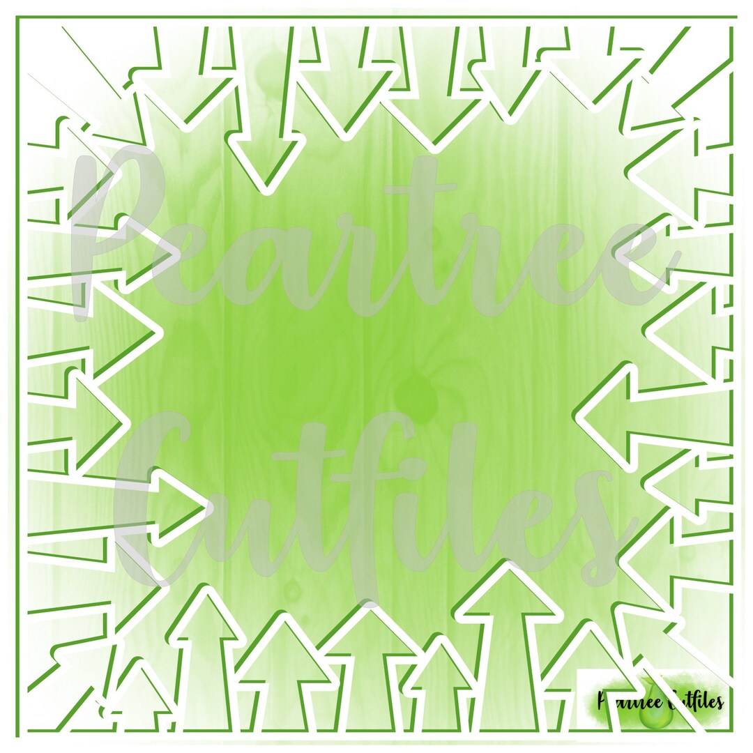 Arrow Border SVG PNG JPG Cutfile - Etsy