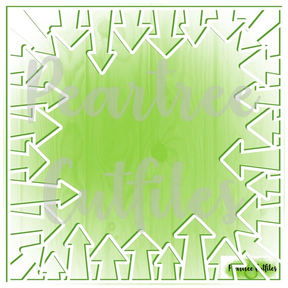 Arrow Border SVG PNG JPG Cutfile | Etsy