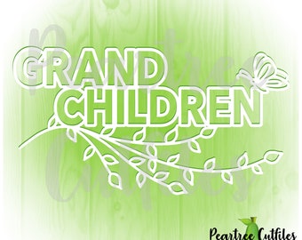 Grandchildren SVG/PNG - Etsy