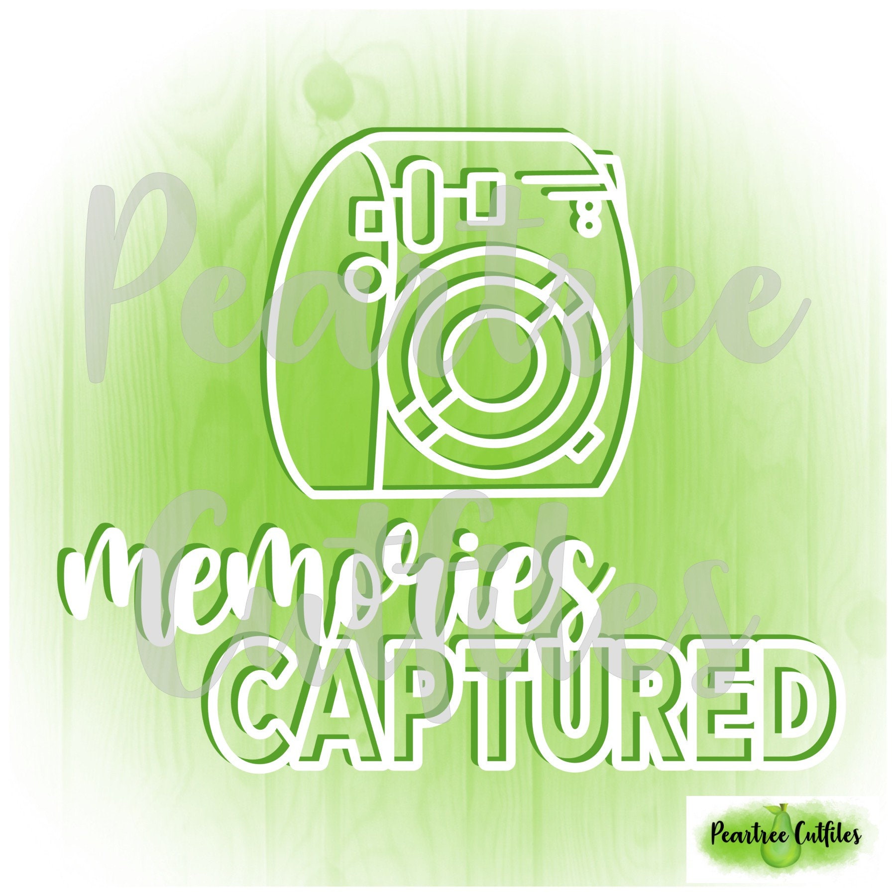 Memories Captured SVG PNG JPG Cutfile - Etsy