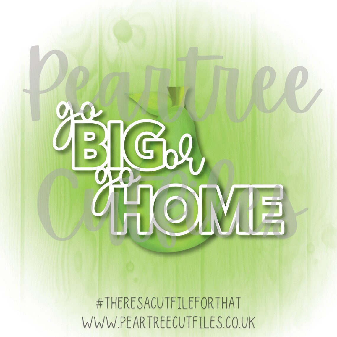 Go Big or Go Home SVG PNG JPG Cutfile - Etsy