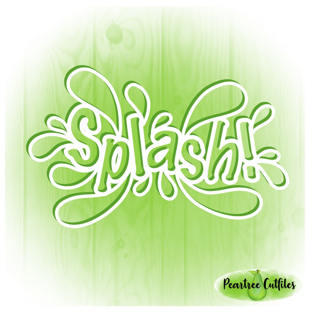 Splash SVG PNG JPG Cutfile - Etsy