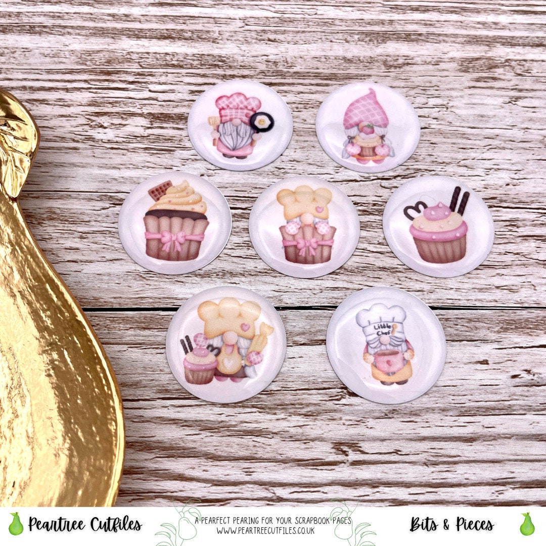 Bake a Cupcake Epoxy Flair Canvas Scrapbooking - Etsy