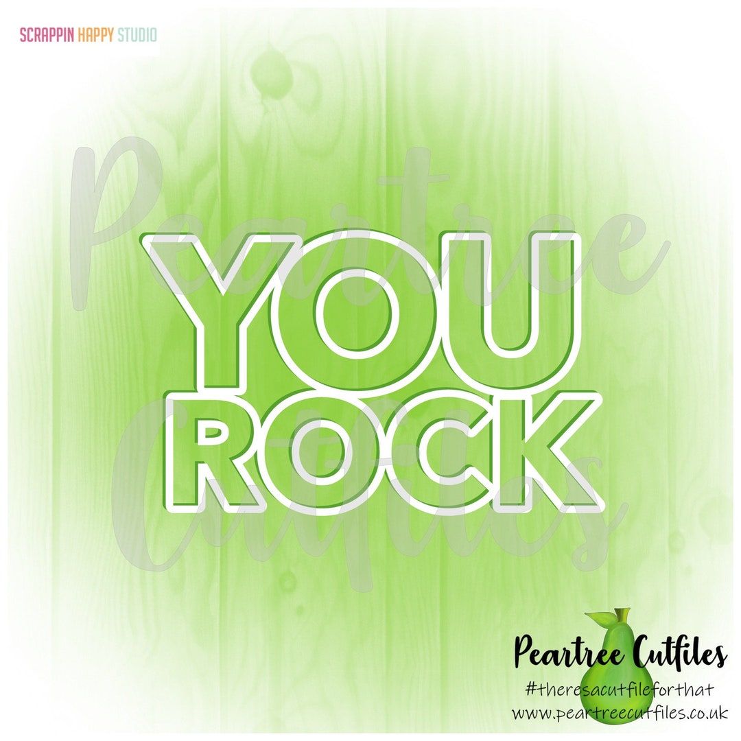 You Rock Svg Png Jpg Cutfile - Etsy
