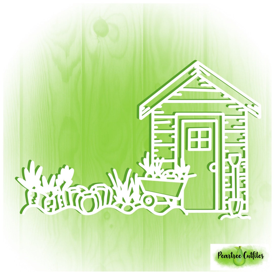 Garden Shed Svg Png Jpg Cutfile - Etsy