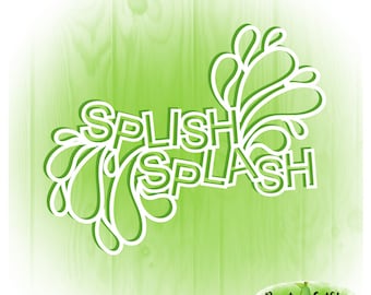 Splish Splash Svg - Etsy