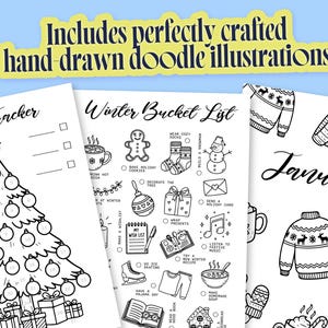 2026 WINTER JOURNAL BUNDLE Printable Journal Pages / Digital Planner ...