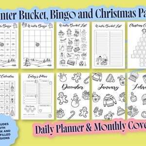 2026 WINTER JOURNAL BUNDLE Printable Journal Pages / Digital Planner ...