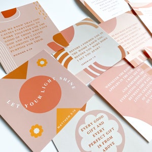 Hope-filled Bible Verse Card Set, Bible Verses for A Rainbow Mama ...