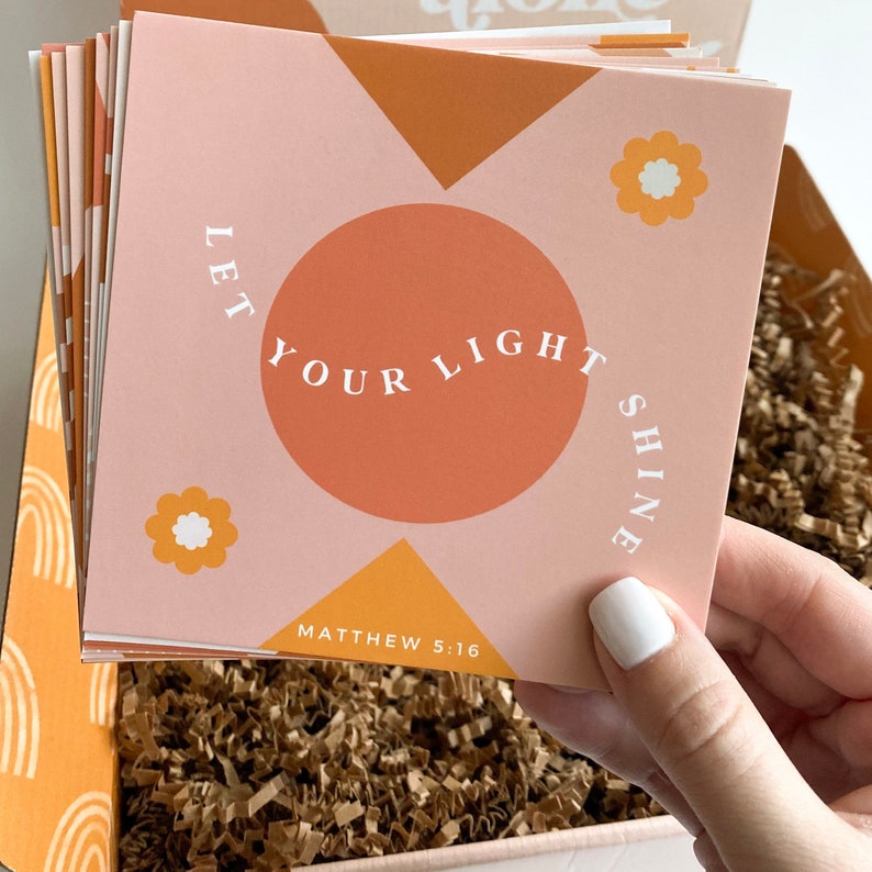 Hope-filled Bible Verse Card Set Bible Verses for A Rainbow - Etsy