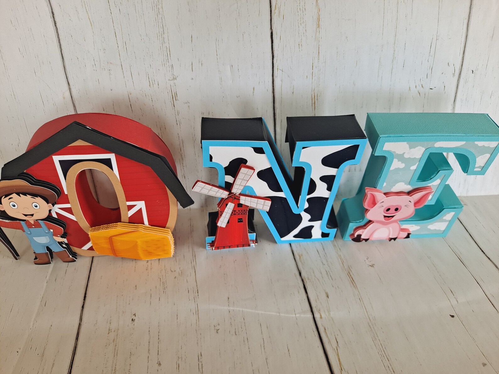 Farm 3D Letters/farm Birthday Party - Etsy