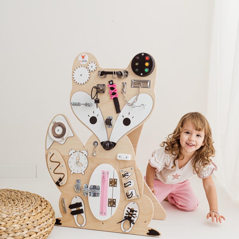 FoxyFamilyBusyBoard - Etsy