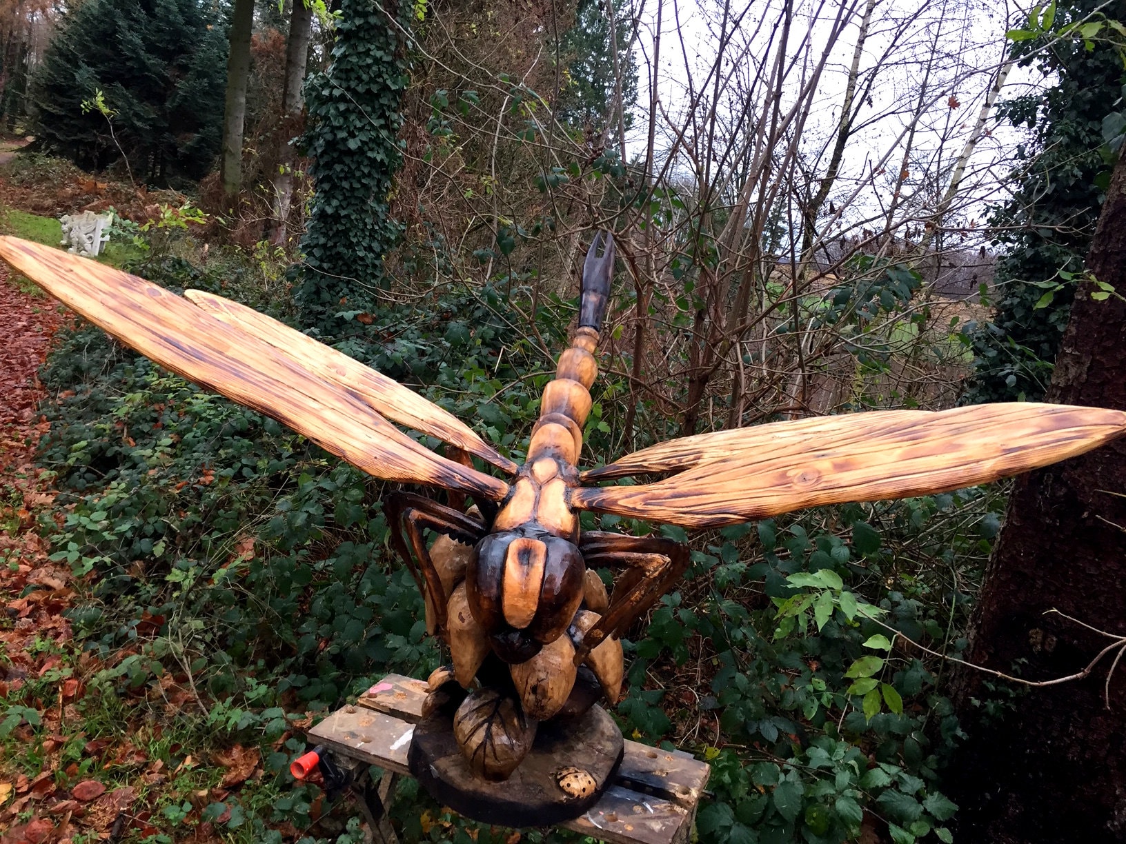DRAGONFLY Homemade From Wood - Etsy